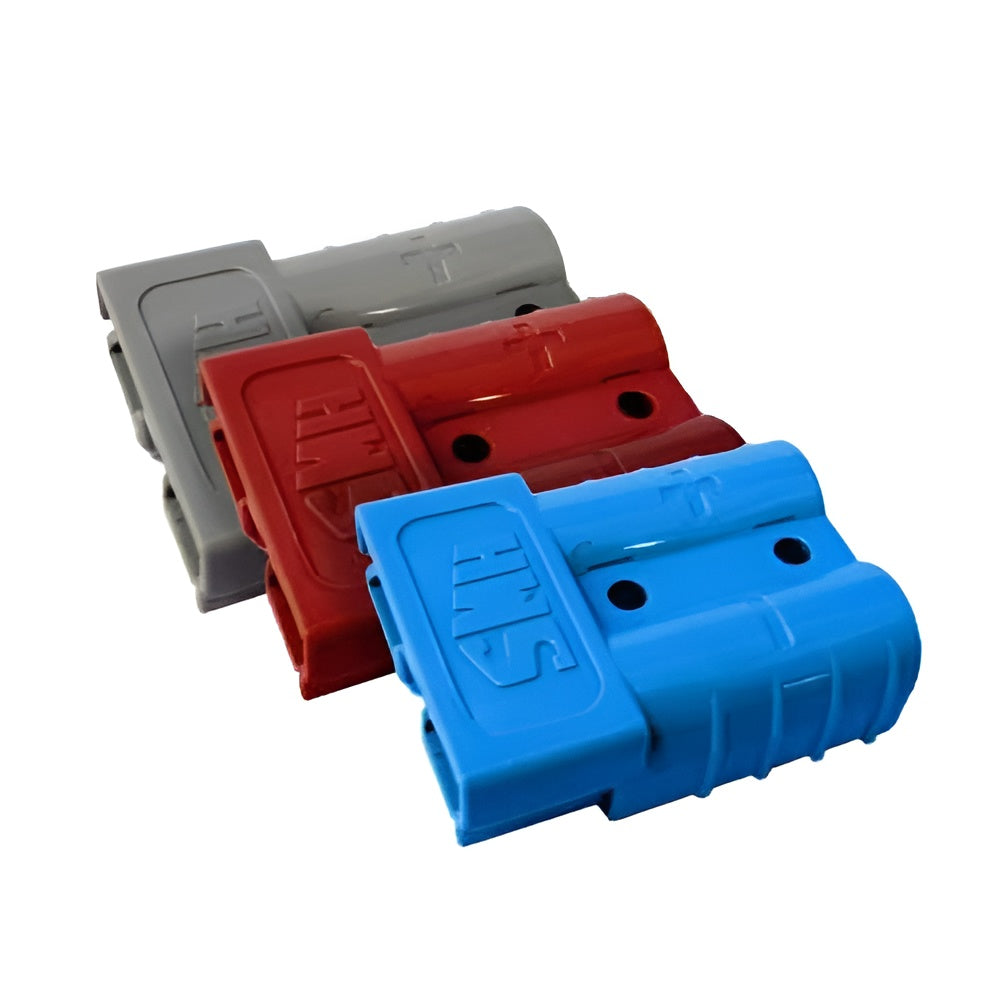 Baintech 50A Anderson Plug 3 Pack | Red Blue Grey Connectors – Frankies ...