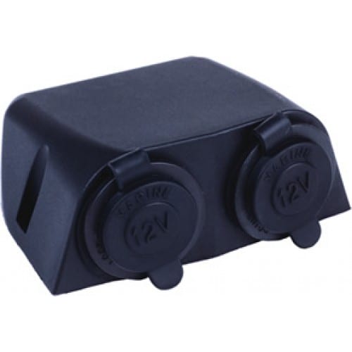 BAINTECH BTCIGA-004R Surface Mount Double Engel + Cigarette Lighter So ...