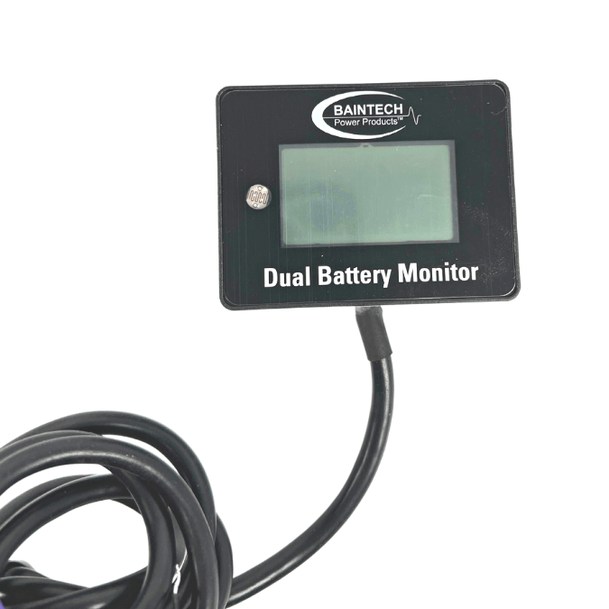 BAINTECH BTDBM Dual Battery Monitor - Digital Voltage Display and Stat ...