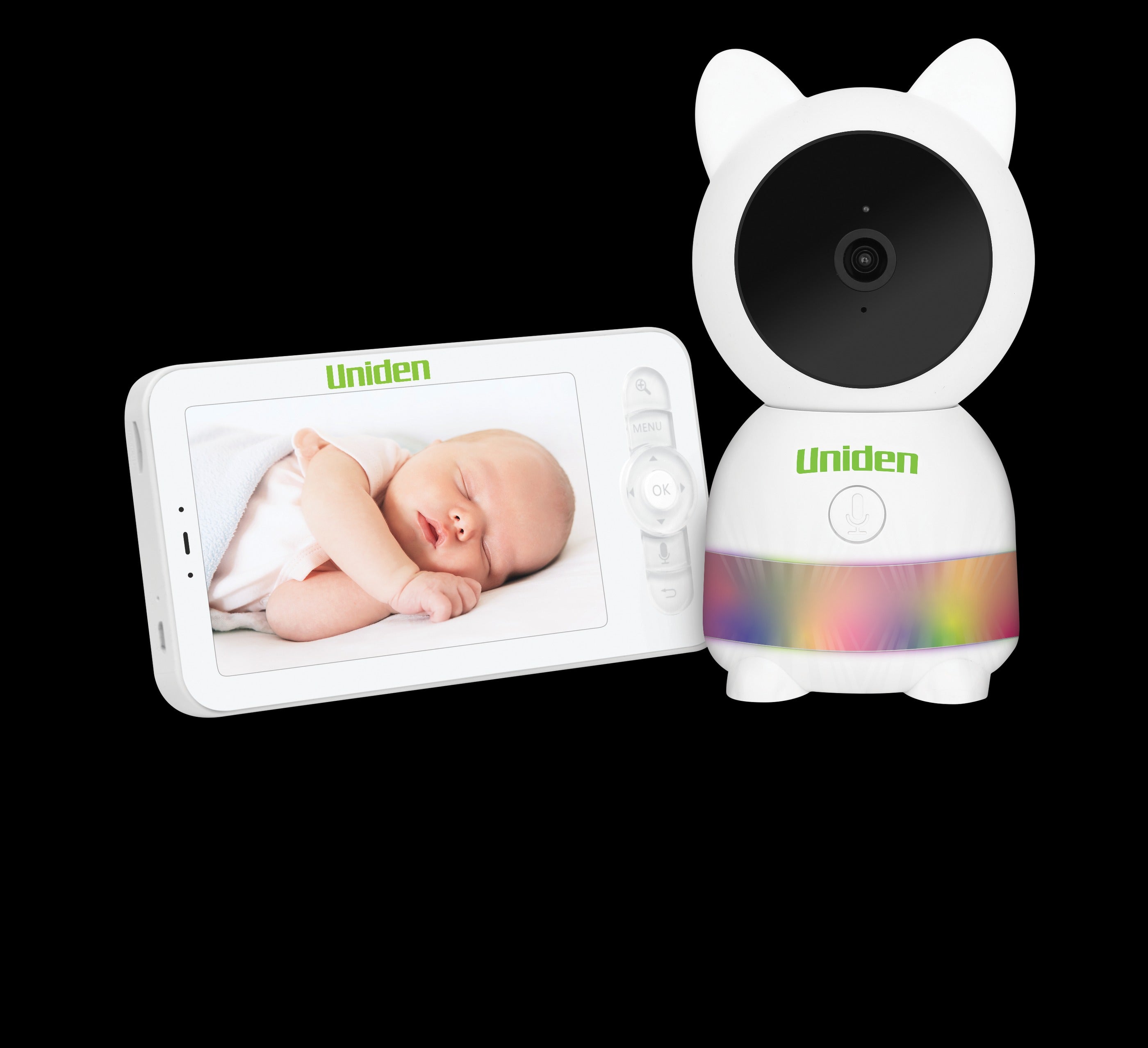 UNIDEN BW6181R - 2K Super HD Smart Baby Monitor with 5" Screen and Sma ...