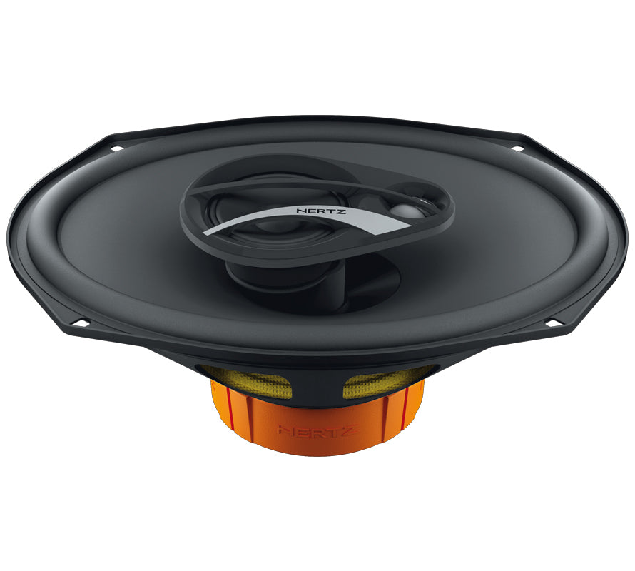 Hertz DCX 710.3 Three-Way Coaxial Car Speakers - Premium 7x10" Oval Hi ...