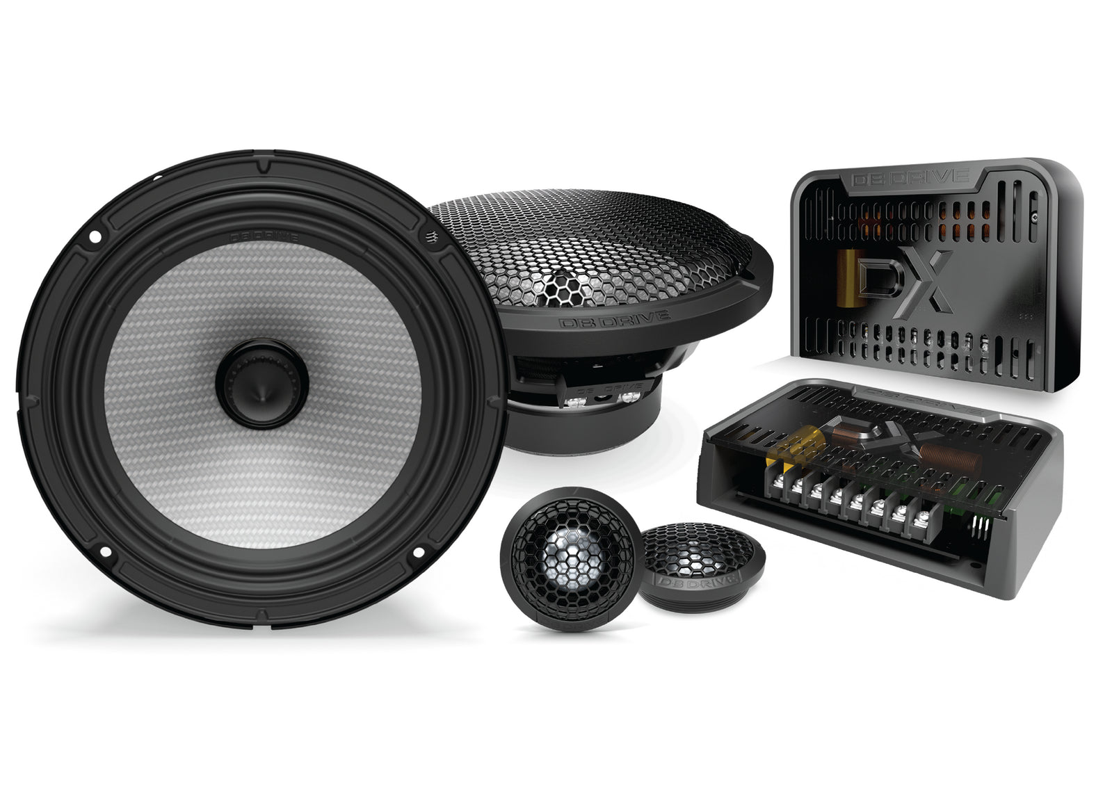 DB Drive DX-S65C 6.5" Component Car Speakers 300W - Pair – Frankies Auto Electrics