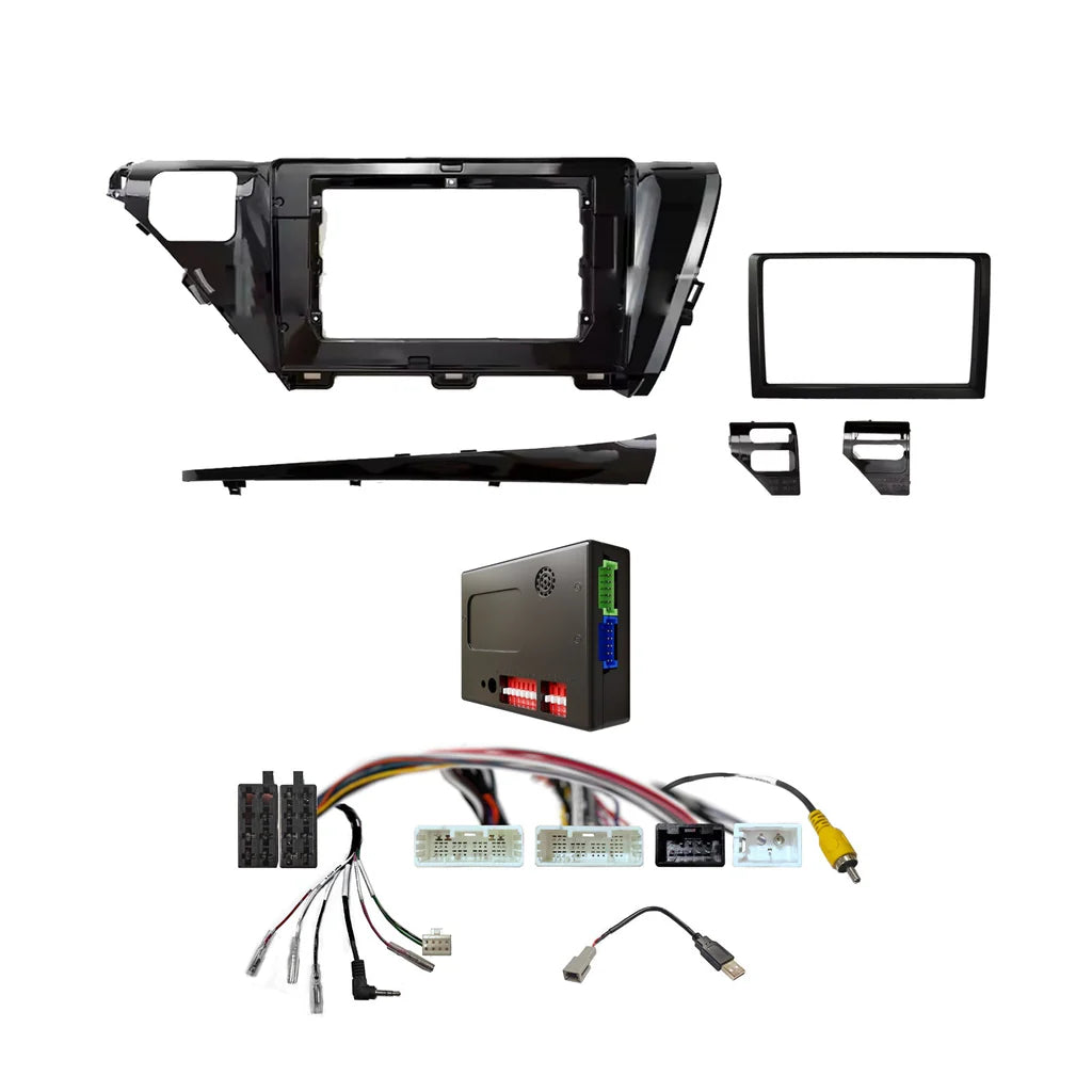 CAC FXTY9K2 - 9 Inch Fascia Kit with Harness for Toyota Camry 2018-202 ...