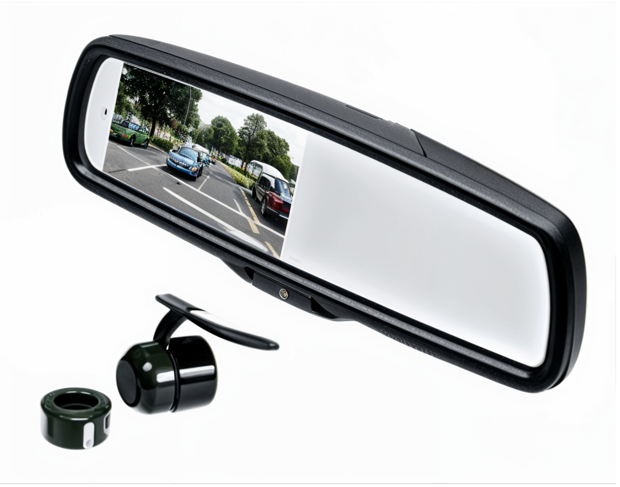 Mongoose MCM43CA 4.3" Monitor and Camera Kit - Dual-Input Reversing Ca ...