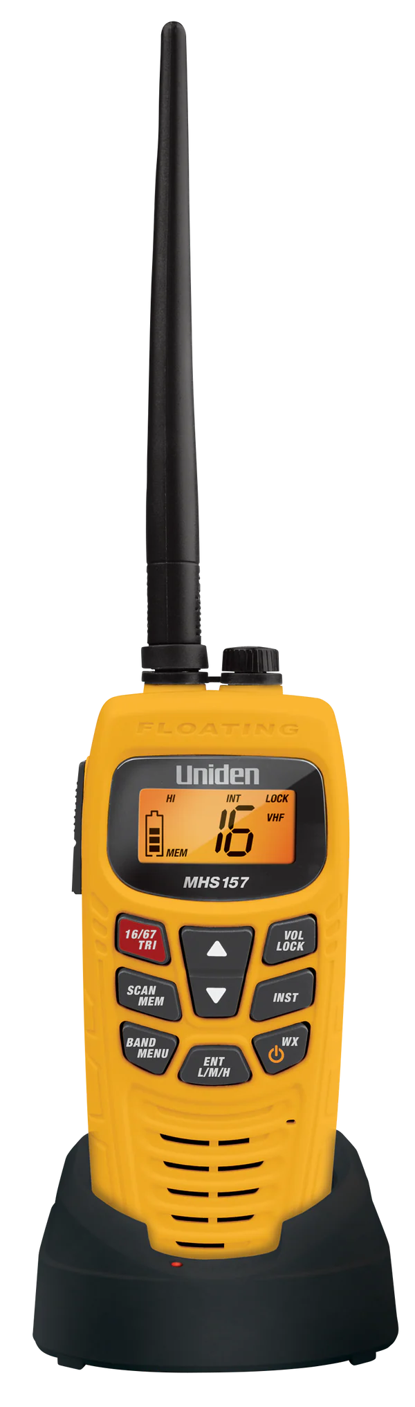 Uniden MHS157UV Dual Band VHF/UHF Marine CB Radio Waterproof – Frankies ...