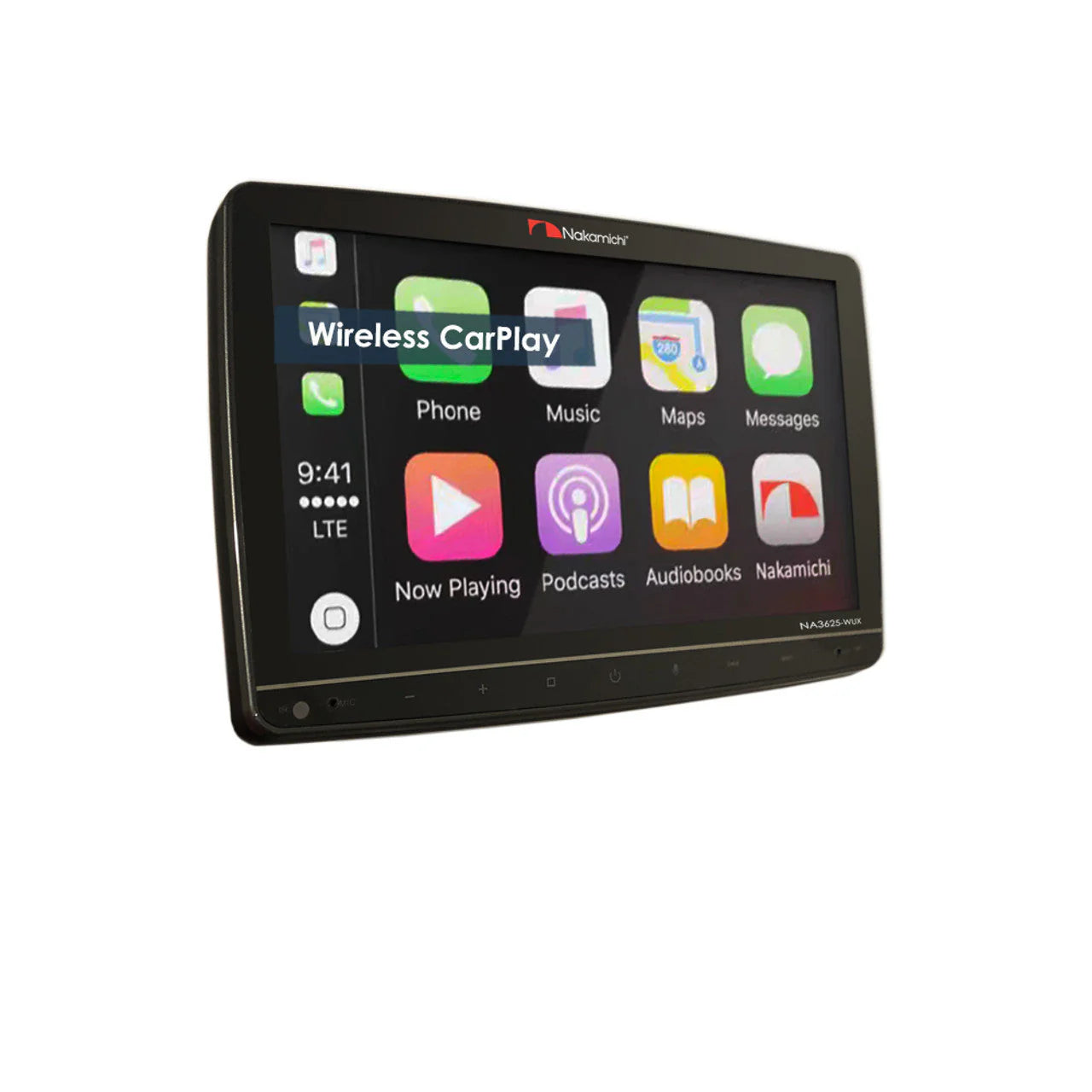 Nakamichi NA3625-WUX 10.1" Flip-Out CarPlay Android Auto Receiver ...