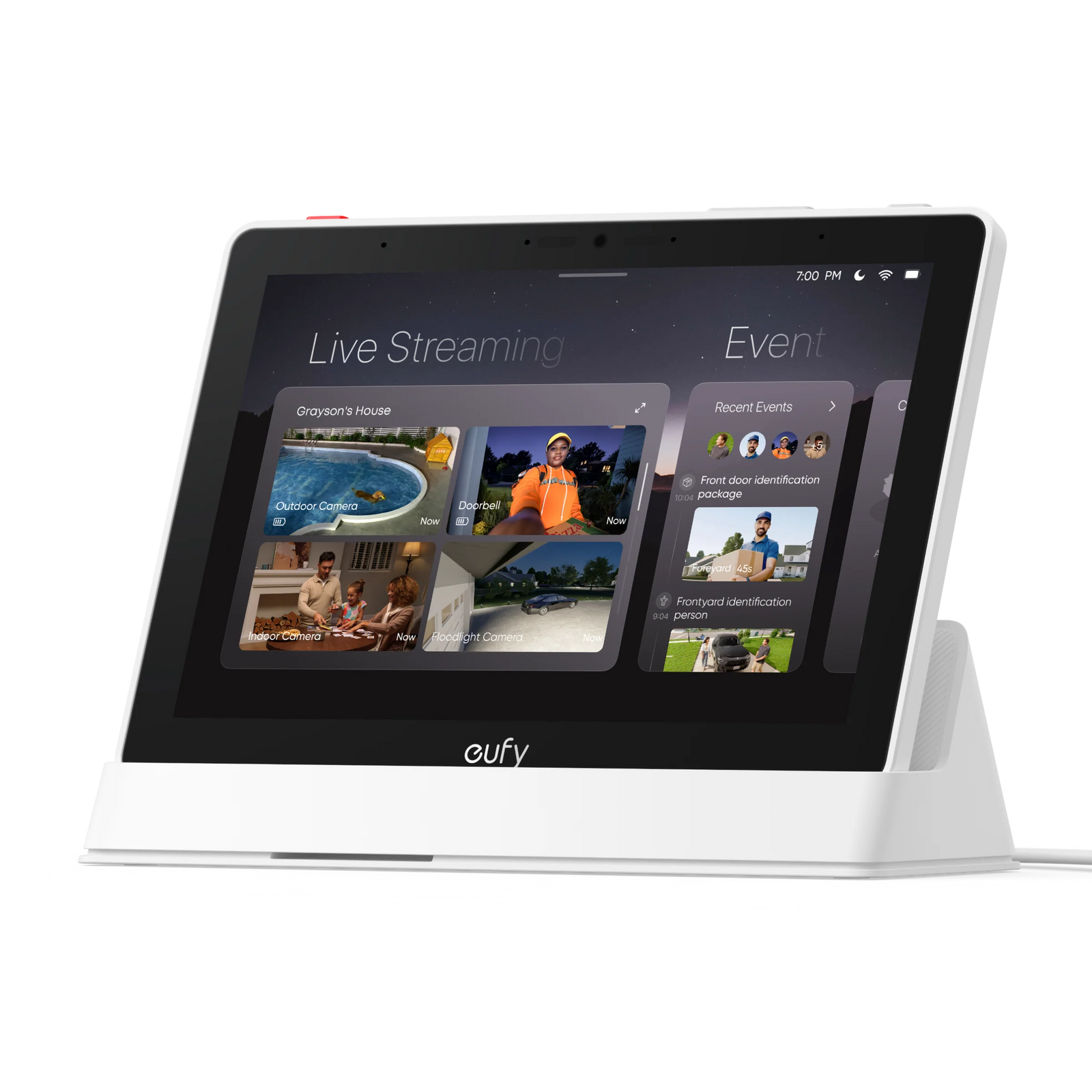 Eufy T87A0CW1 Smart Display E10 - 8" Touchscreen Security Monitor with ...