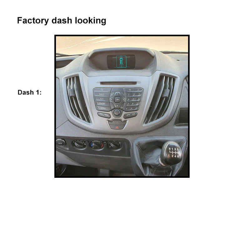 CAC F9FD6K 9" Fascia Ford Transit VO 2014-17 Bluetooth SWC Commercial ...