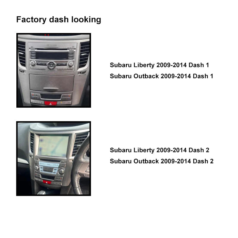 CAC F9SR6K1 9" Fascia Kit Subaru Liberty Outback 2009-2014 – Frankies ...
