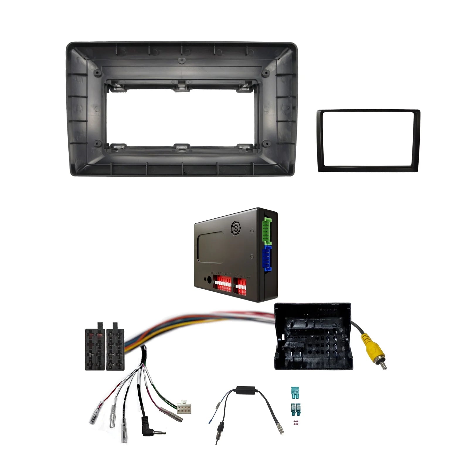 CAC FXVW5K2 VW Amarok Transporter 9" Fascia Kit 2015+ Complete ...