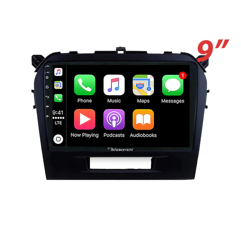Nakamichi NA9 Suzuki Vitara 2015+ CarPlay Android Auto GPS Navigator ...